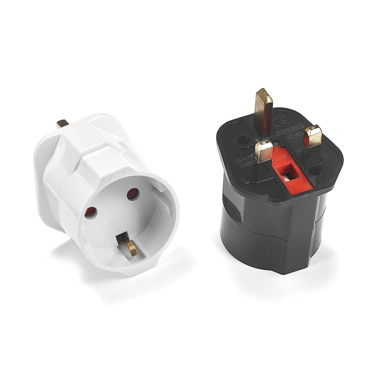 Universal Copper Korea Germany Russia EU To UK Power Adapter European ...