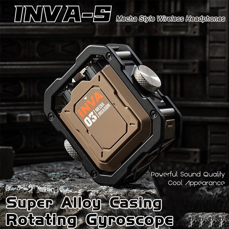 Mecha Invasion INVA-S TWS Gaming Wireless Headphones HiFi Stereo ...