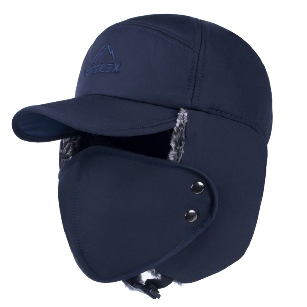 Sports Windproof Winter Hats With Earflap Mask Winter Ski Warm Snow Cap ...