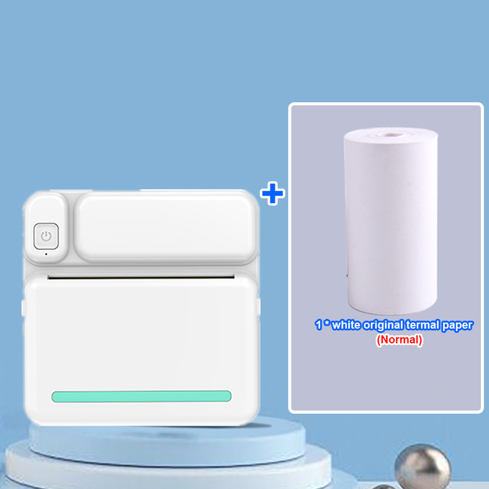 Mini Portable Label Printer Thermal Printing Wireless BT Connection ...