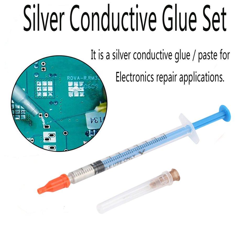 Conductive Silver Glue Wire Electrically Paste Adhesive Paint PCB ...