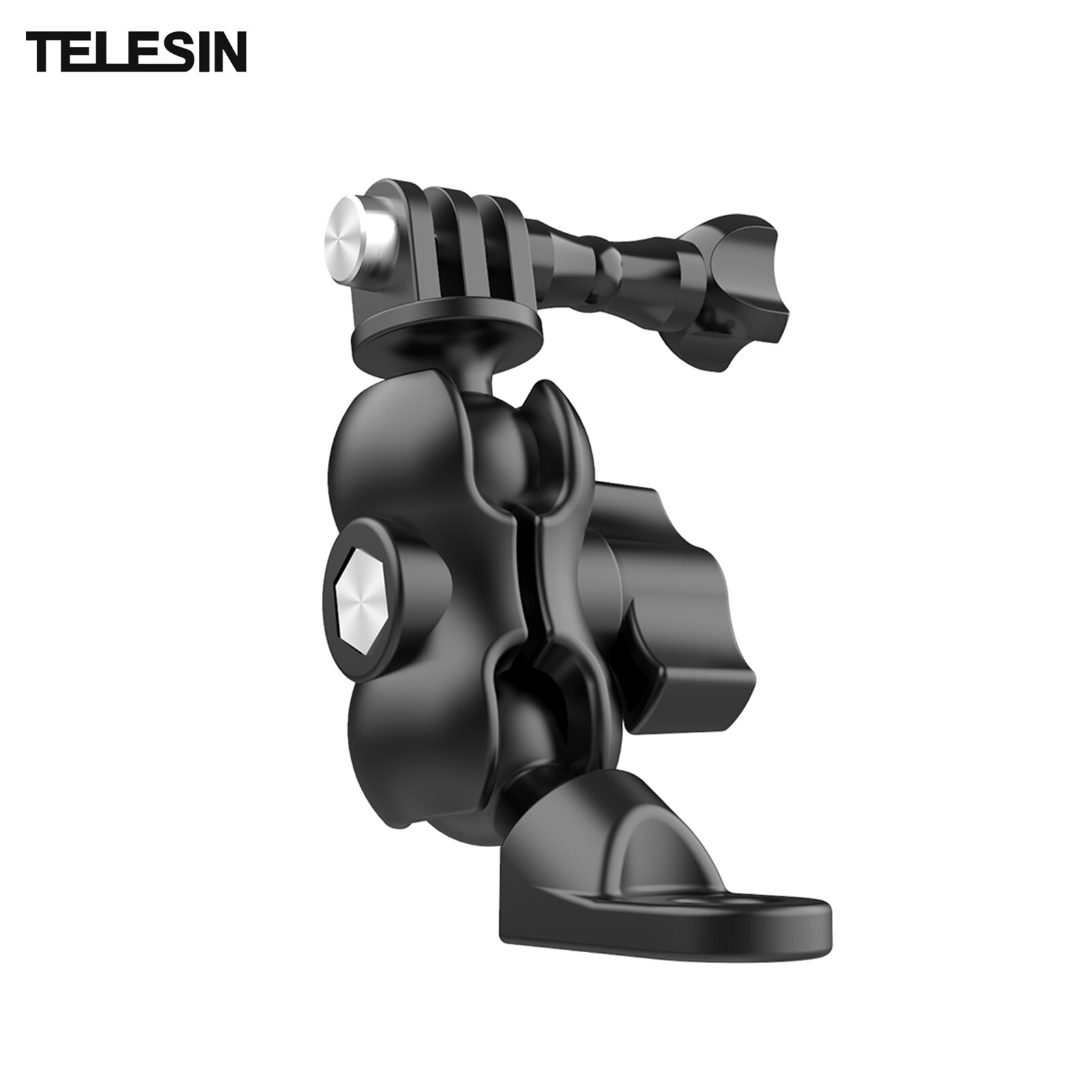 TELESIN Action Camera Motorcycle Rear-view Mirror Mounting Bracket 360 ...
