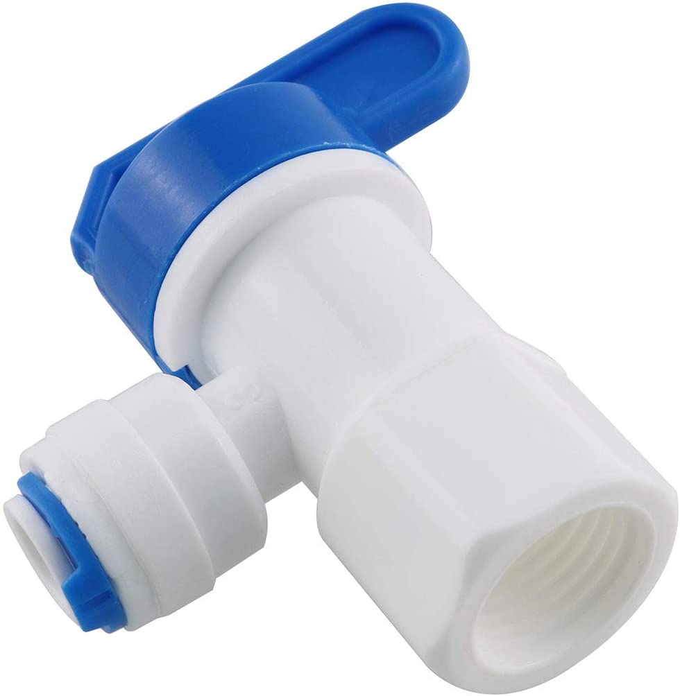 1/4 Inch Tank Ball Valve Water Purifier Accessories for Reverse Osmosis ...