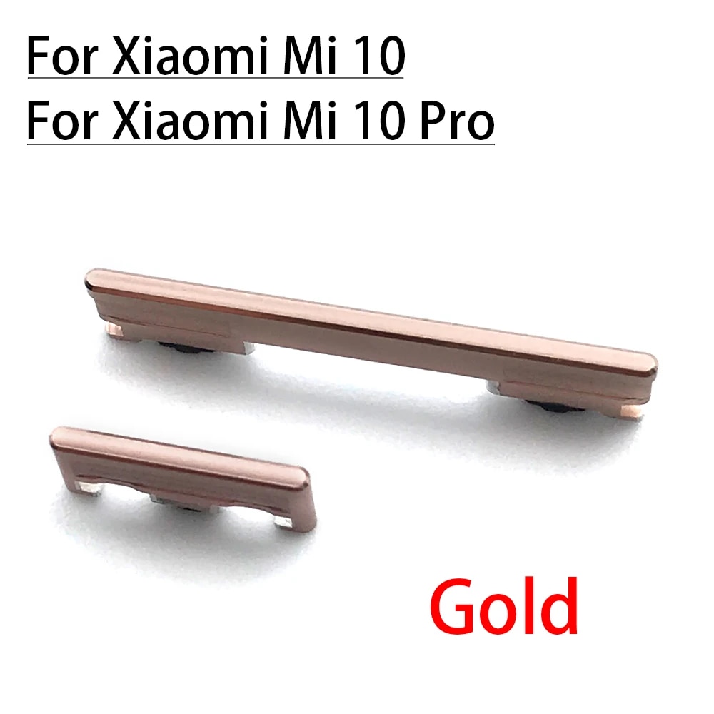 Original Side Power Key + Volume Button For Xiaomi Mi 10 Pro Redmi Note ...