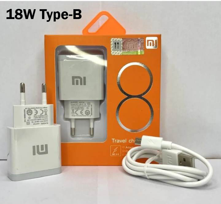 Mi 18W Quick Charge 3.0 Fast Charger With Type B Cable For All Mi ...