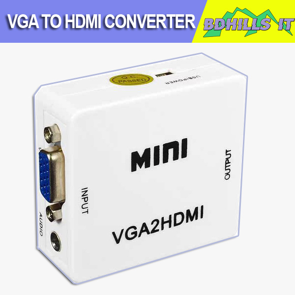 VGA to HDMI supports 1080P HD VGA2HDMI VGA TO HDMI converter- Compact ...