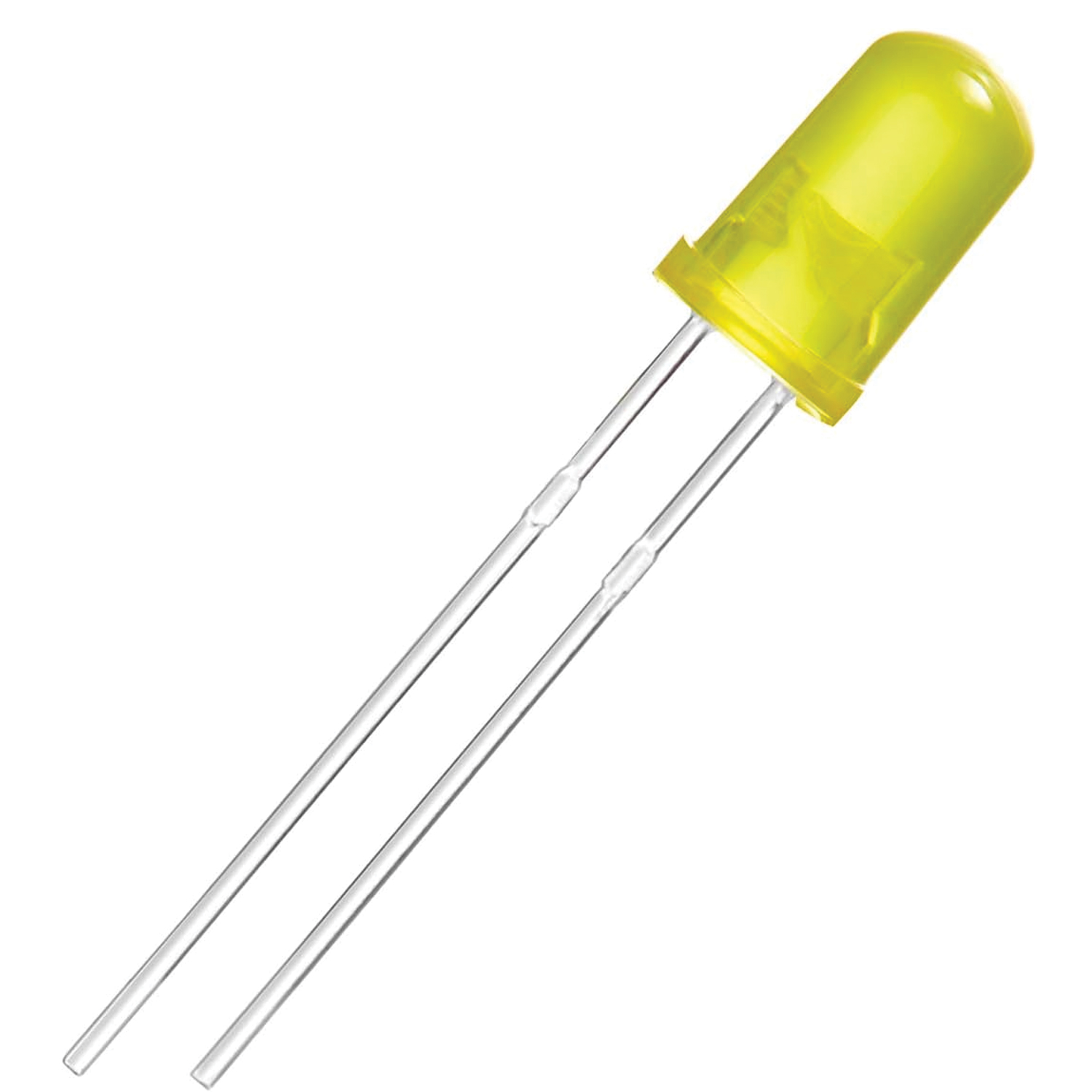 5mm Round Yellow LED Diode Lights Flashing Bright Lighting Bulb | Daraz ...