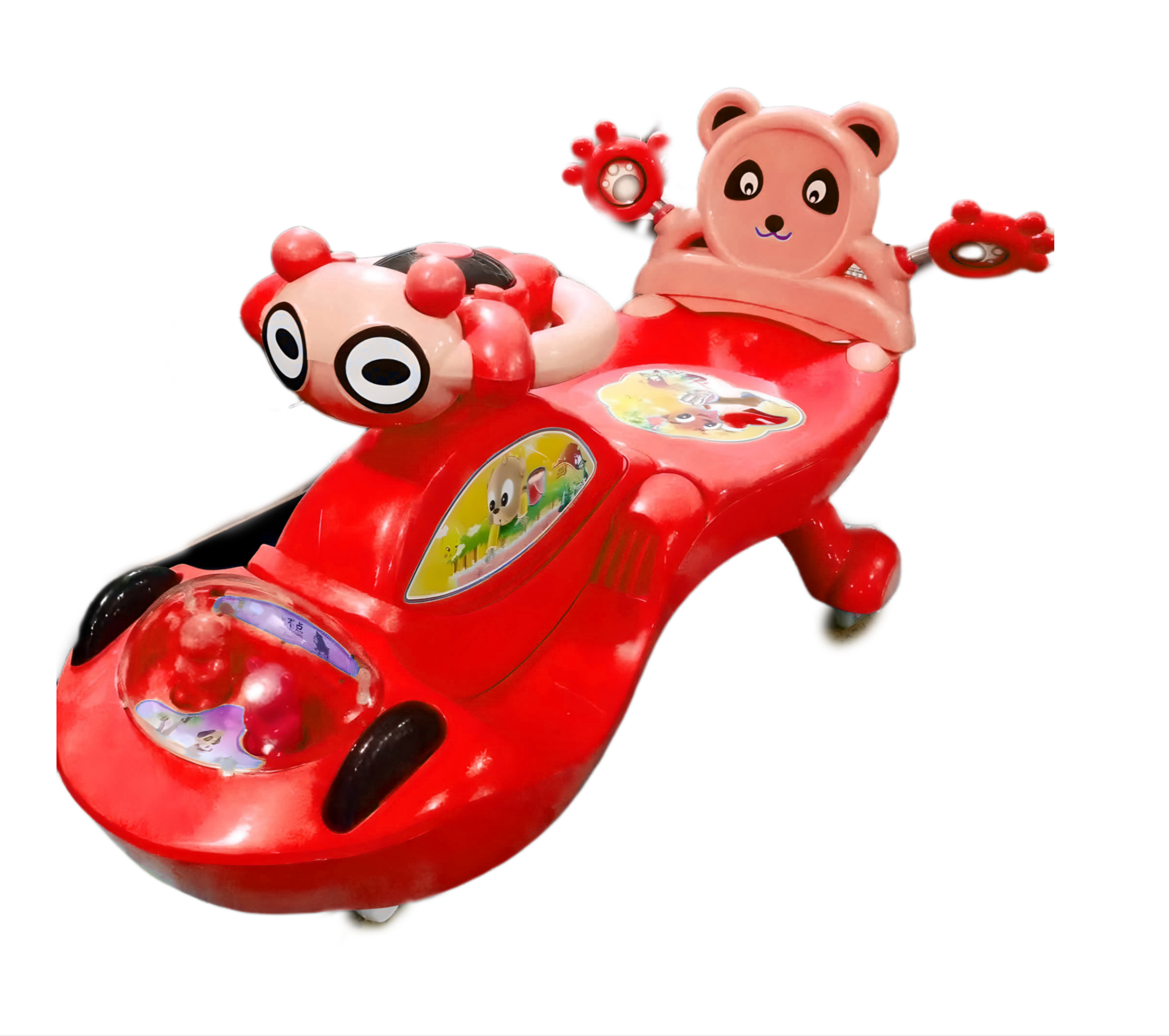 Baybee Kids Swing Car Cruiser Pedal Go Kart Racing Ride On Toy Car For ...