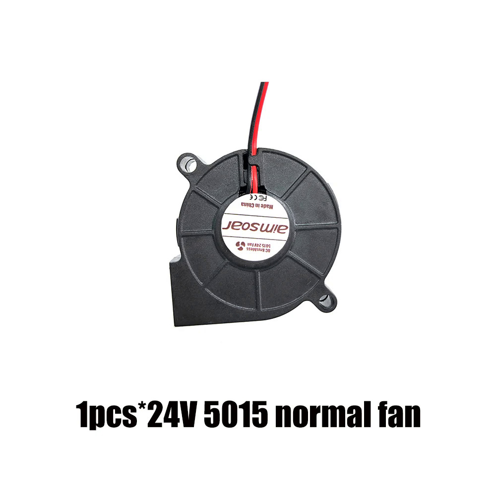5015 fan 12v 24v Ender 3 Fan 50mm oil fan dual ball bearing fan blower ...