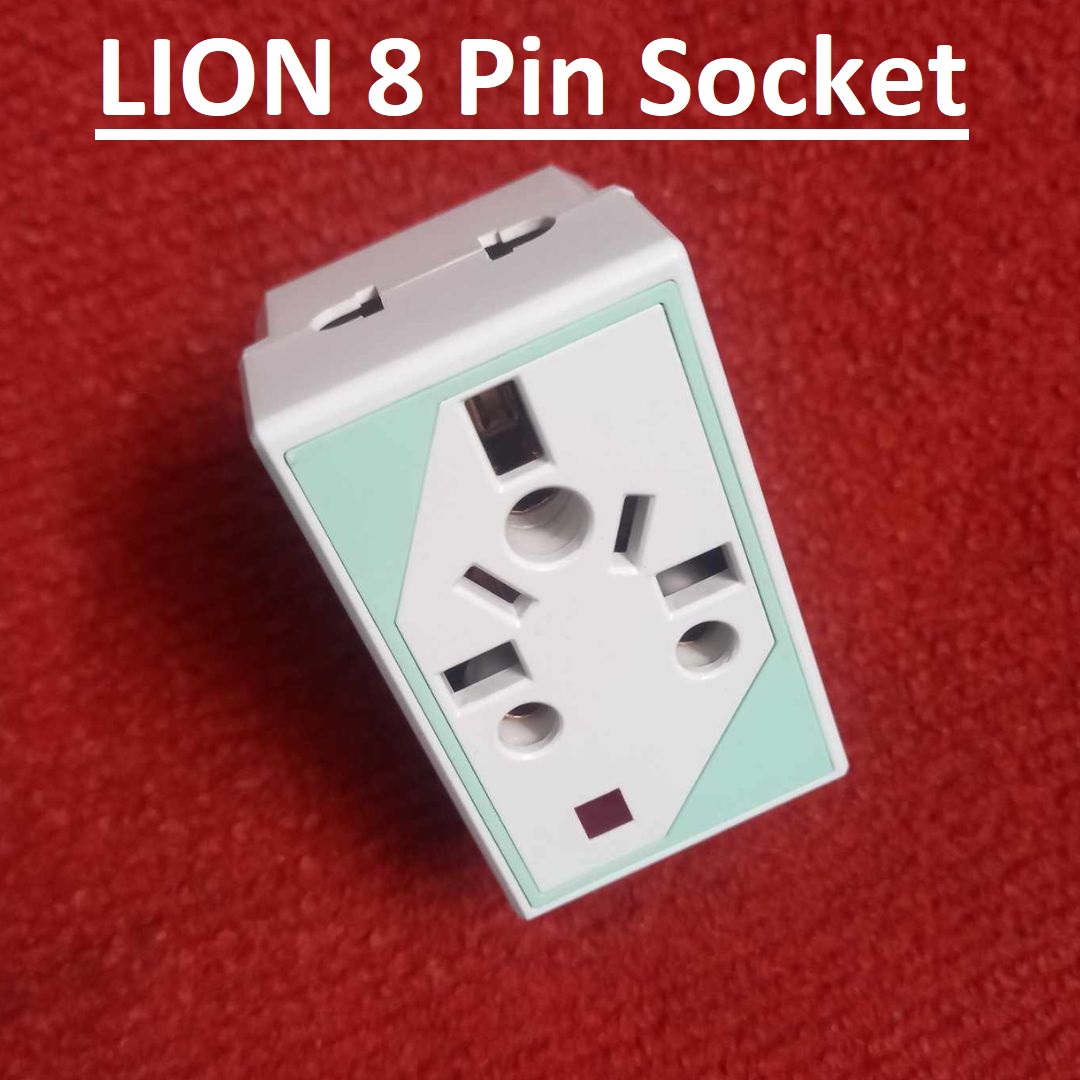 LI-ON Power Fuse Socket AC 250V 16A 2 Pin Power Plug To 3 Way 5 Point ...