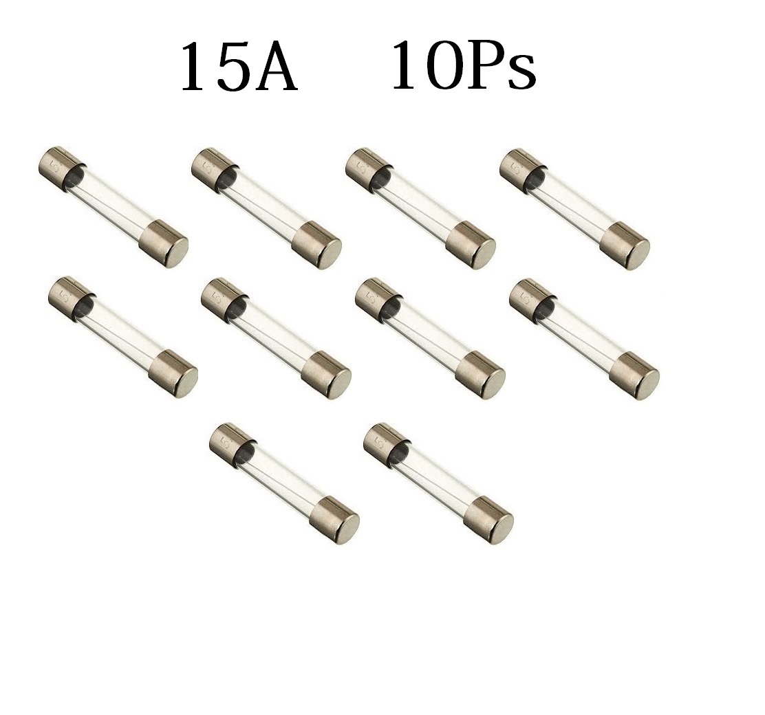 Glass Fuse 6x30 mm For Electrical Circuit UPS Multi Plug Fast Blow 10Ps ...