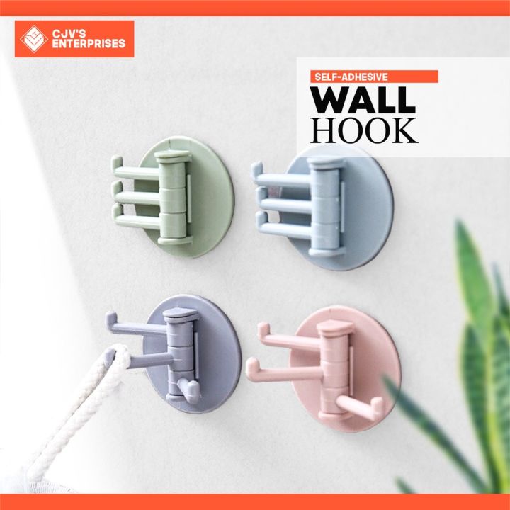 Imported Best Quality 01 Pcs Wall Mounted Cute Sticky Hooks Adhesive ...