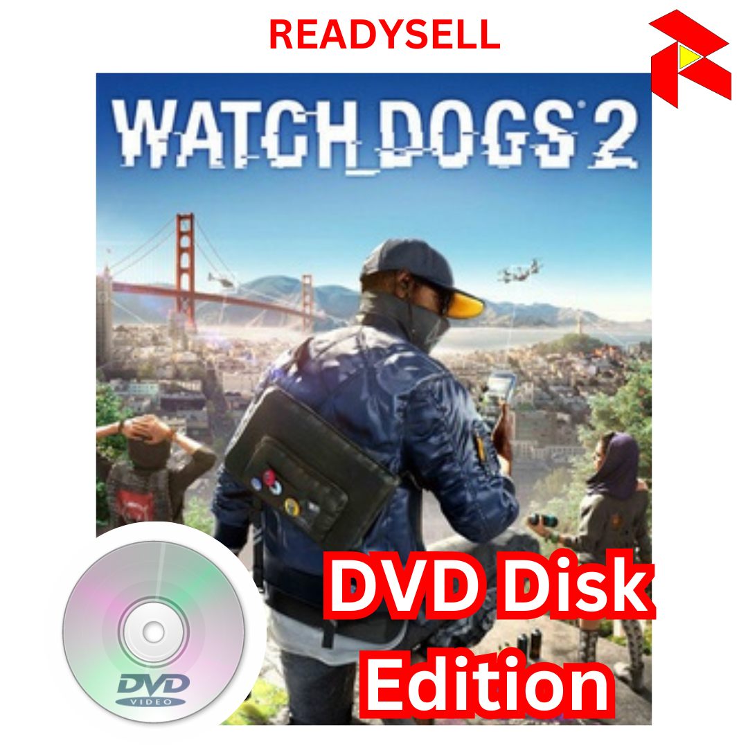 WATCH DOGS 2 PC Gamne in DVD | Daraz.com.bd
