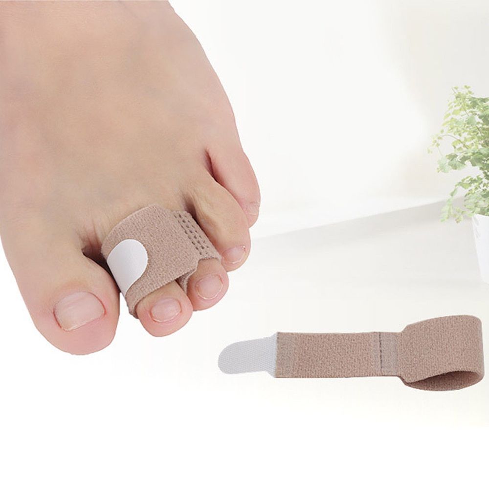 10 Pcs/lot Fabric Toe Finger Straightener Hammer Toe Hallux Valgus ...