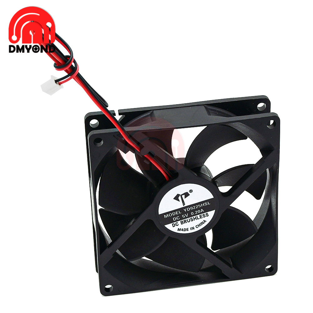 92mm 9225 Computer Case Cooling Fan 92x92x25mm DC 5V 12V 24V 2 PIN PC ...