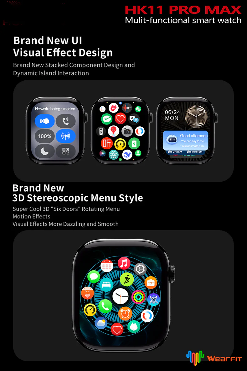 HK11 PRO MAX 8th Gen 120hz AMOLED Display 4GB Storage Series10 ...