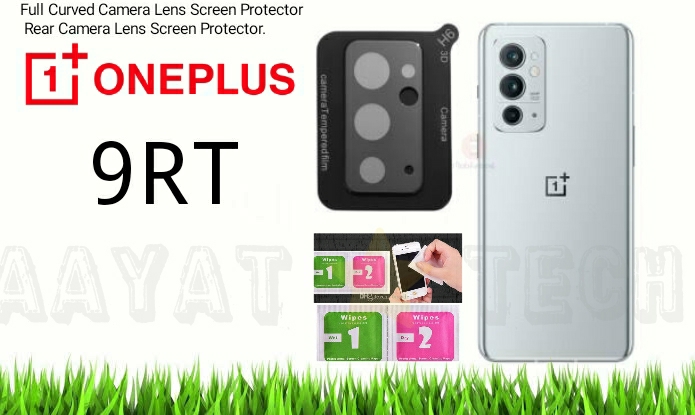 OnePlus 9RT / 1+9RT Back Full Curved Camera Lens Screen Protector Rear ...