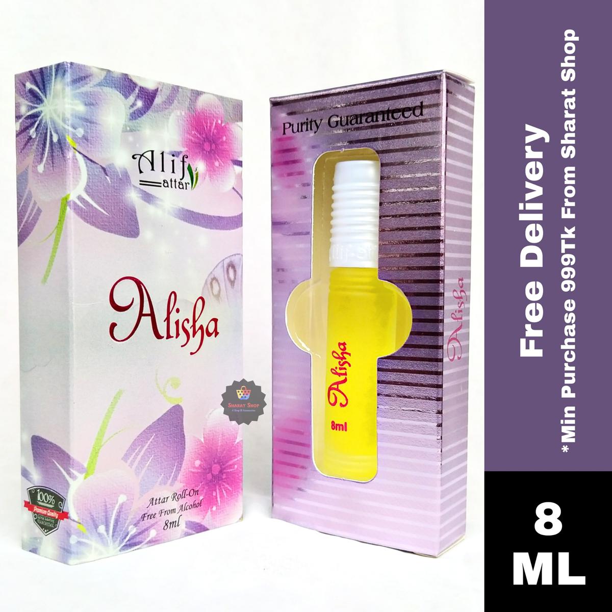 Alif Alisha Attar Long Lasting Roll On Ator Non Alcoholic Perfume ...