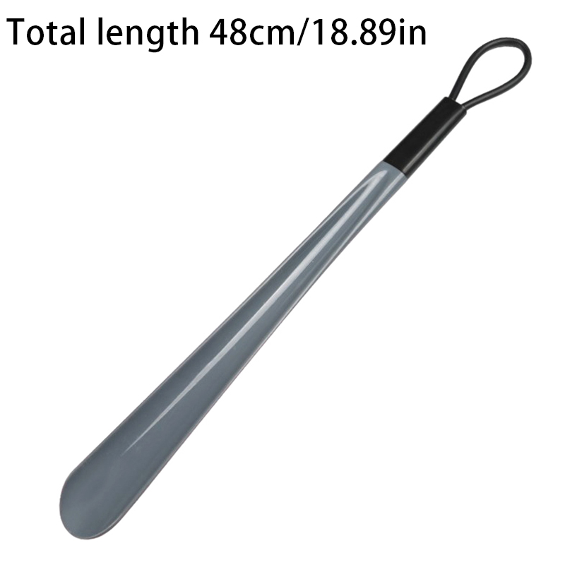 Extra Long Shoe Horns Black Plastic Shoe Horn Spoon Shape Shoehorn Shoe Lifter Flexible Shoe ...