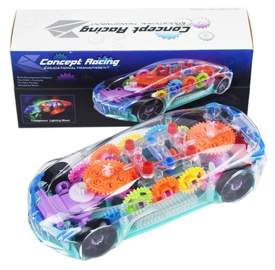 Concept racing car transparent car