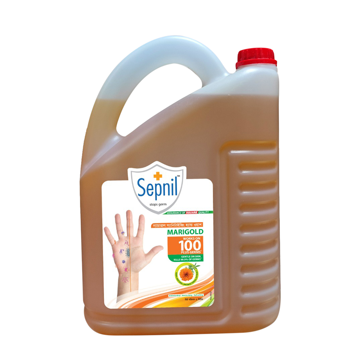 Sepnil Natural Sanitizing Handwash - Marigold 5L | Daraz.com.bd