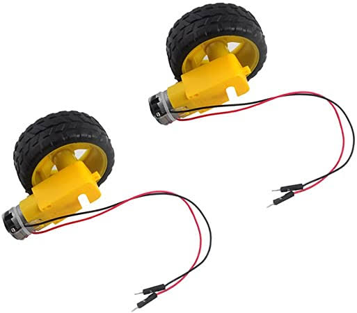 Dual Shaft motor and Wheels Smart Car Robot Gear Motor for arduino ...