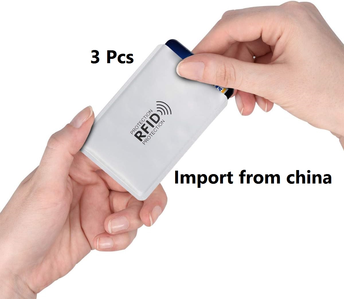 Card Sleeves 3 Pcs- ATM, Debit Card, ID Card, Driver's License Holder ...