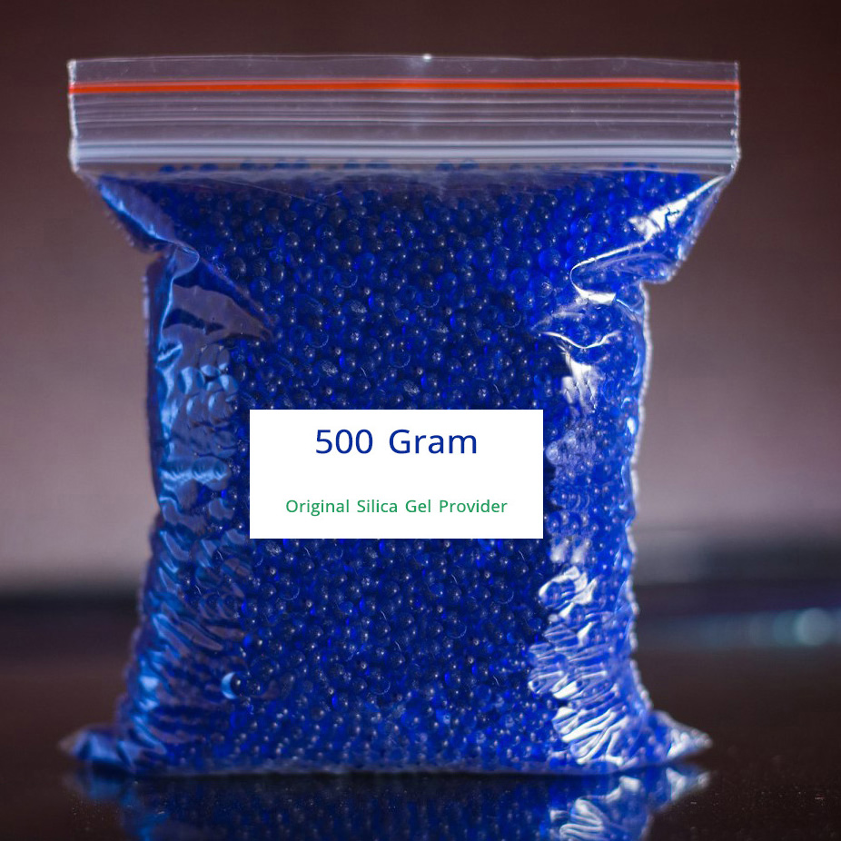 Blue silica gel absorbs moisture from 500 gram (1 packet)-absorbs ...