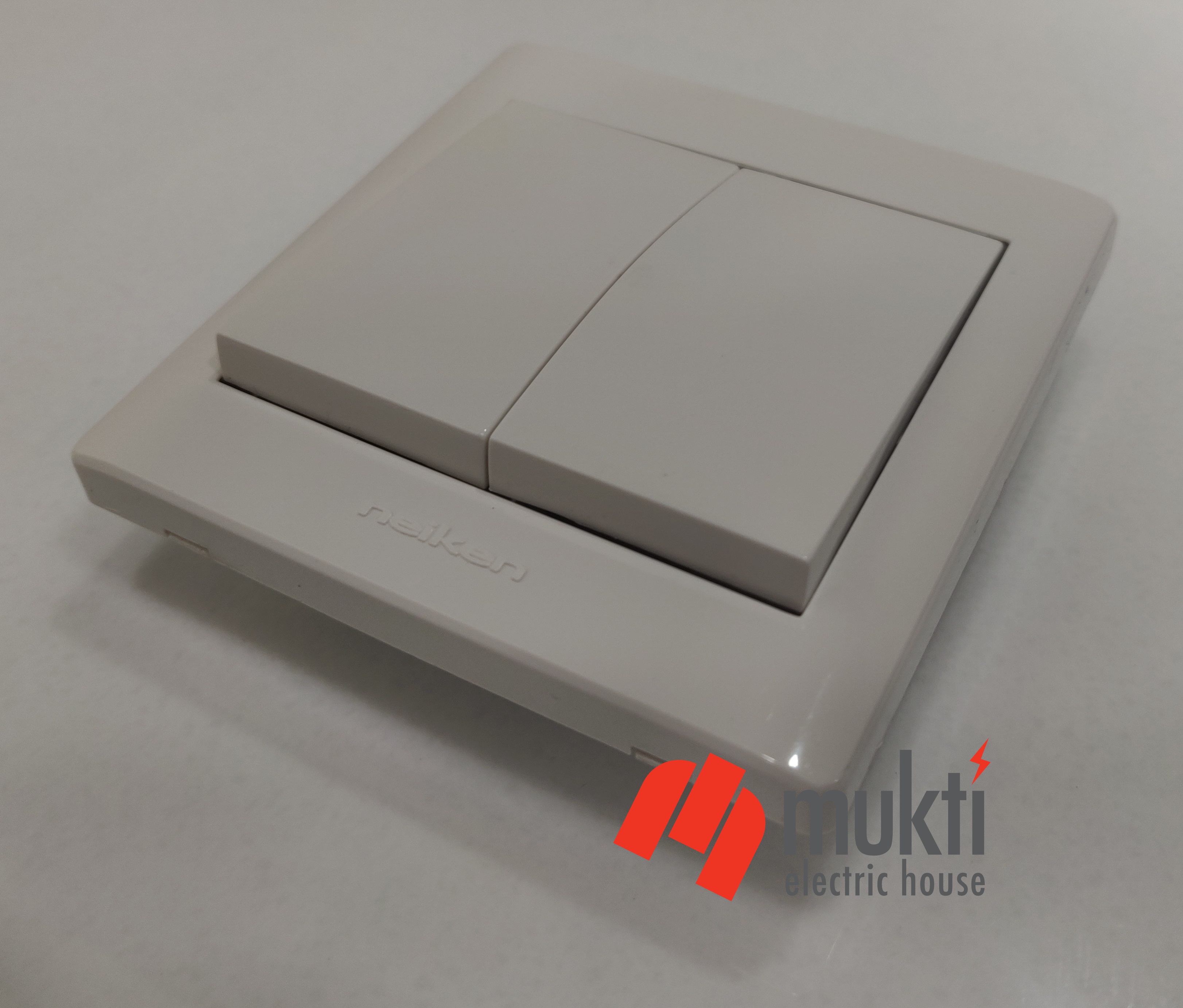neiken Made in Malaysia Two 2 Gang 10A 2Gang Switch Socket | Daraz.com.bd