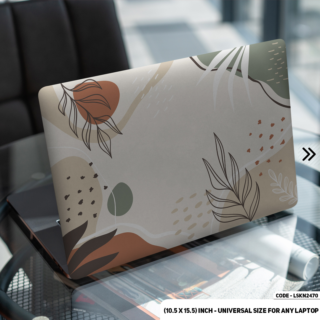 Flower Pattern Floral Design Laptop Skin & Laptop Sticker Waterproof ...