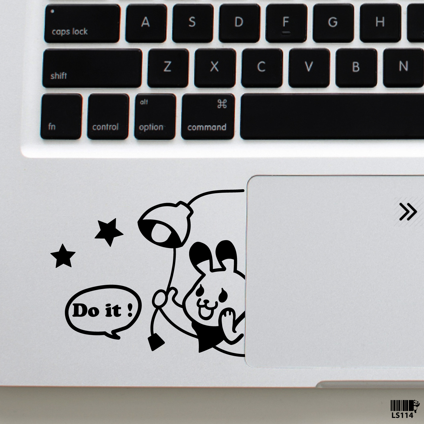 Cartoon Cat Motivation (Left) Laptop Skin & Laptop Sticker Waterproof ...