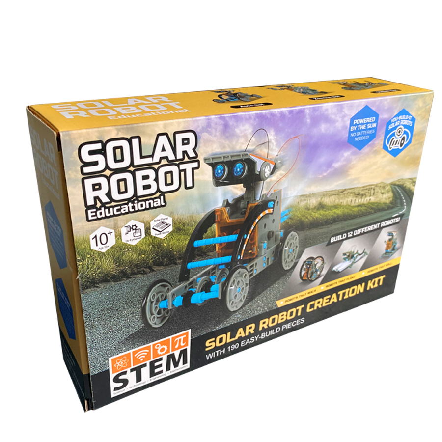 Educational Solar Robot Creation Kit (12 in 1) Children DIY STEM gift ...