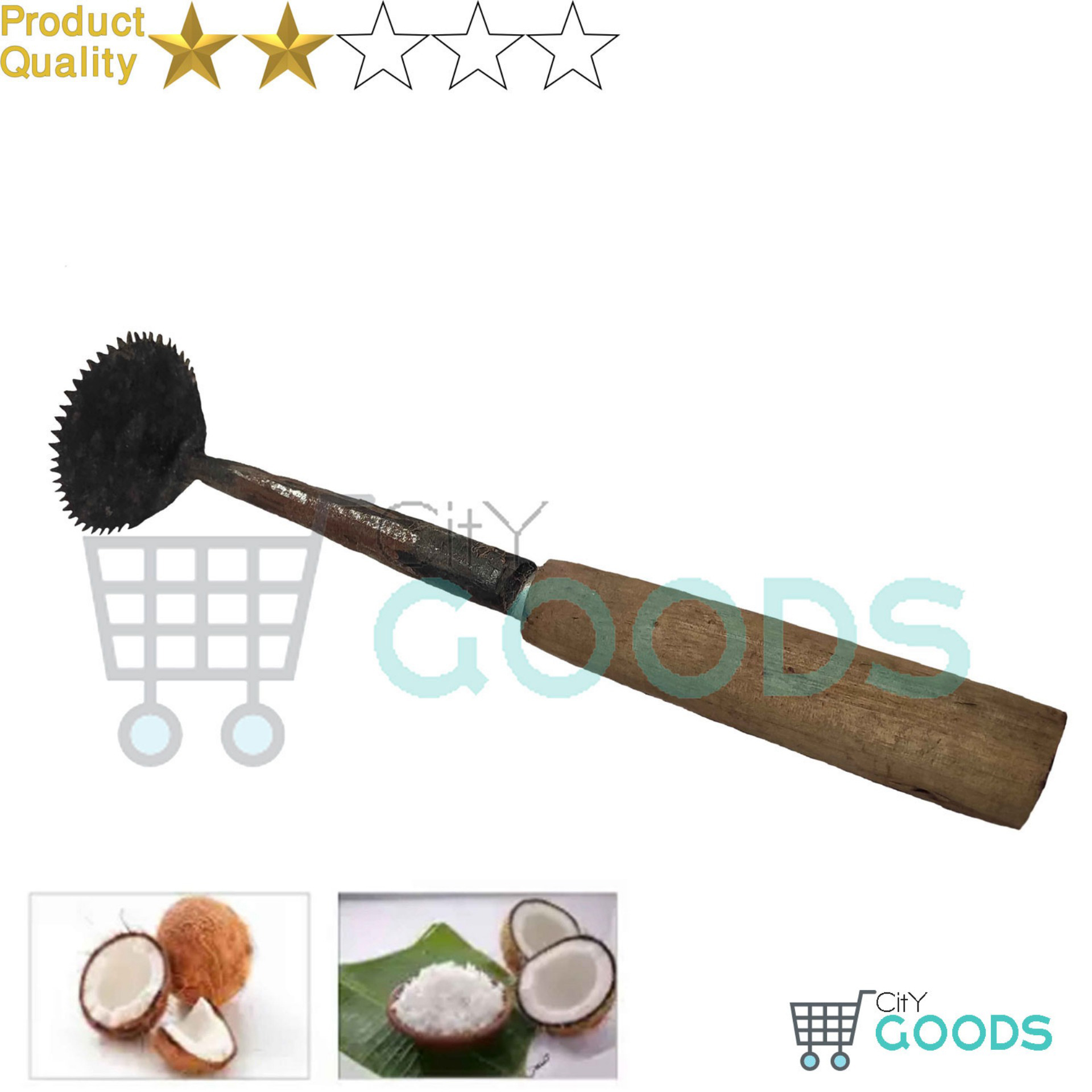 Coconut Scraper - Traditional Tool For Extracting Coconut Meat ...