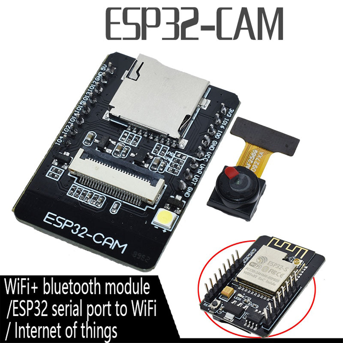 ESP32-CAM WIFI + BLUETOOTH MODULE CAMERA MODULE DEVELOPMENT BOARD ESP32 WITH CAMERA MODULE ...