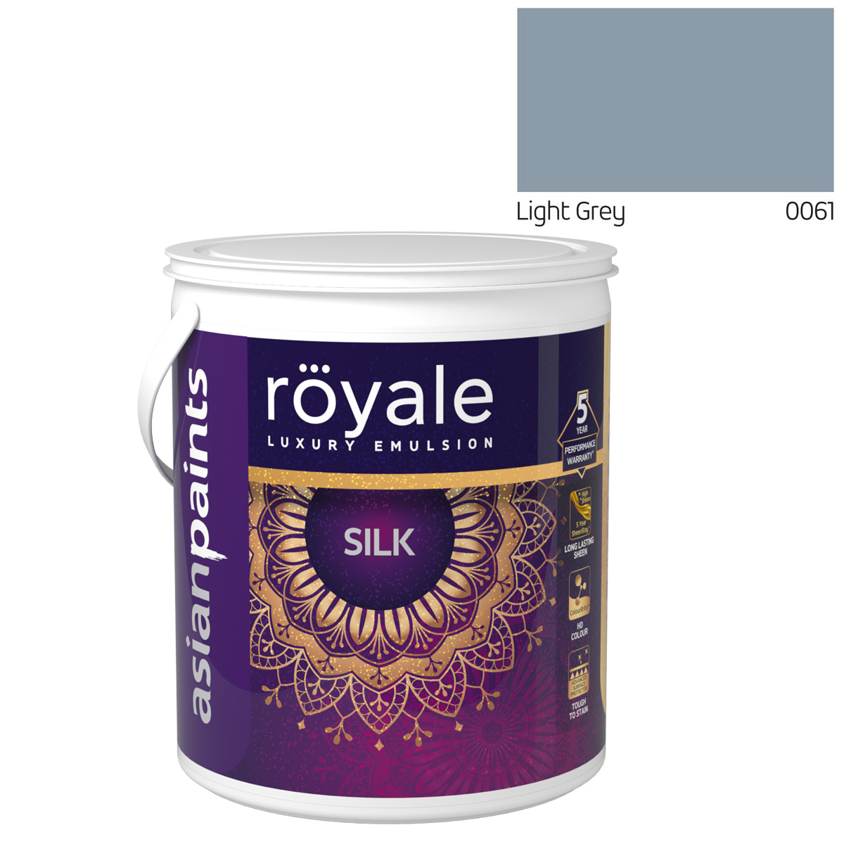 Asian Paints Royale Play Bariq Arabia Collection (Silver) - Signal Red ...