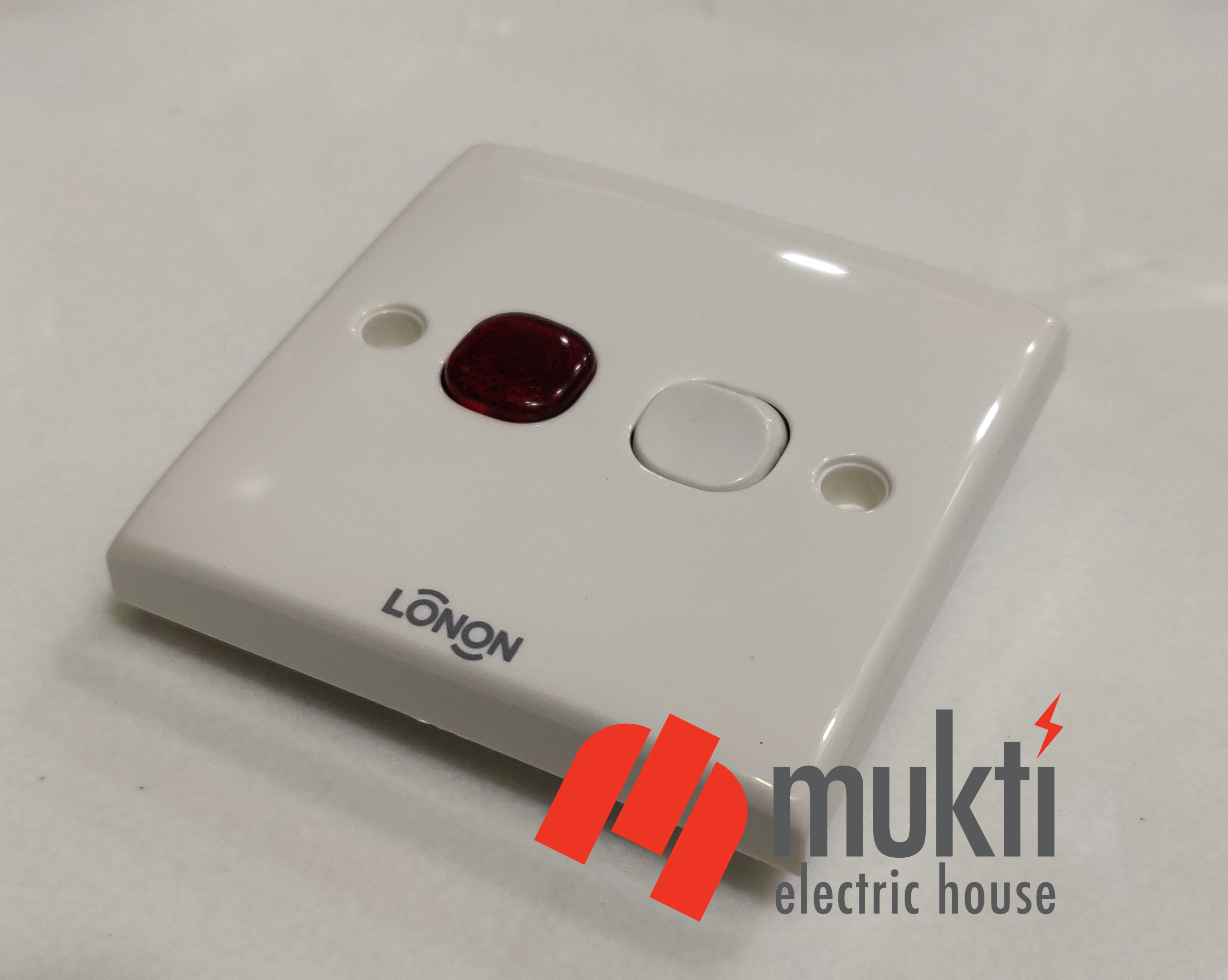 Lonon DP Geyser Switch Socket Electrical Power with Indicator Light ...