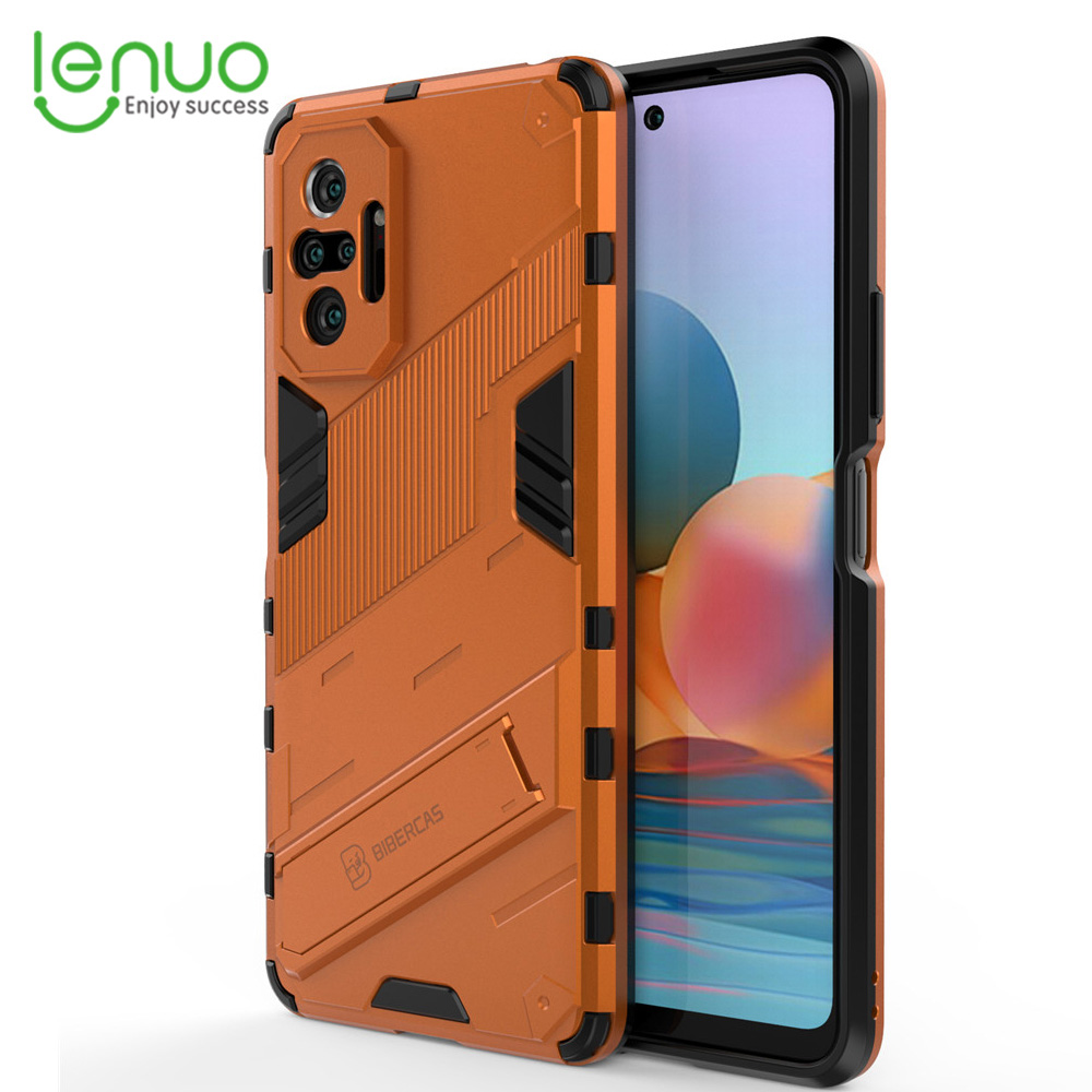 Lenuo Punk-Casing For Xiaomi Redmi Note 10 Pro 4G / Redmi Note 10 Pro Max Back Cover Eight-Color ...