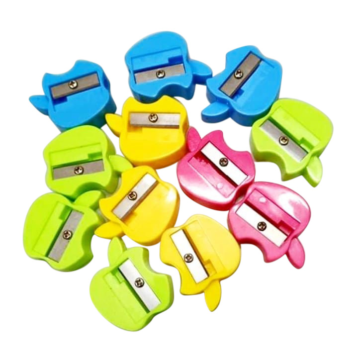multi color Sharpener Cutter - 12 Pcs | Daraz.com.bd
