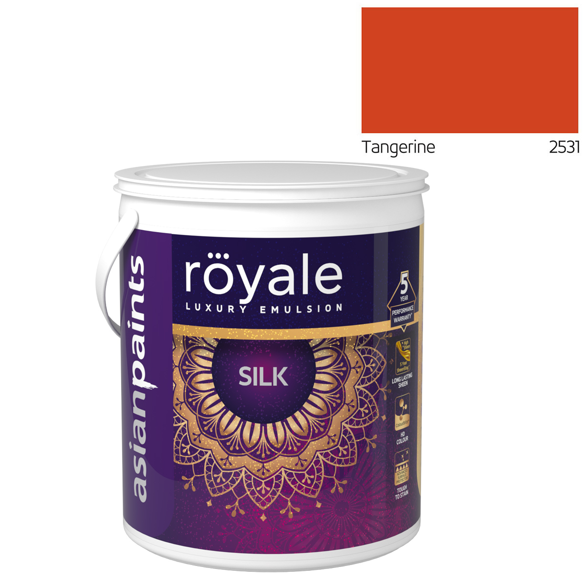 Royale Luxury Emulsion Silk - Tangerine - 4L | Daraz.com.bd