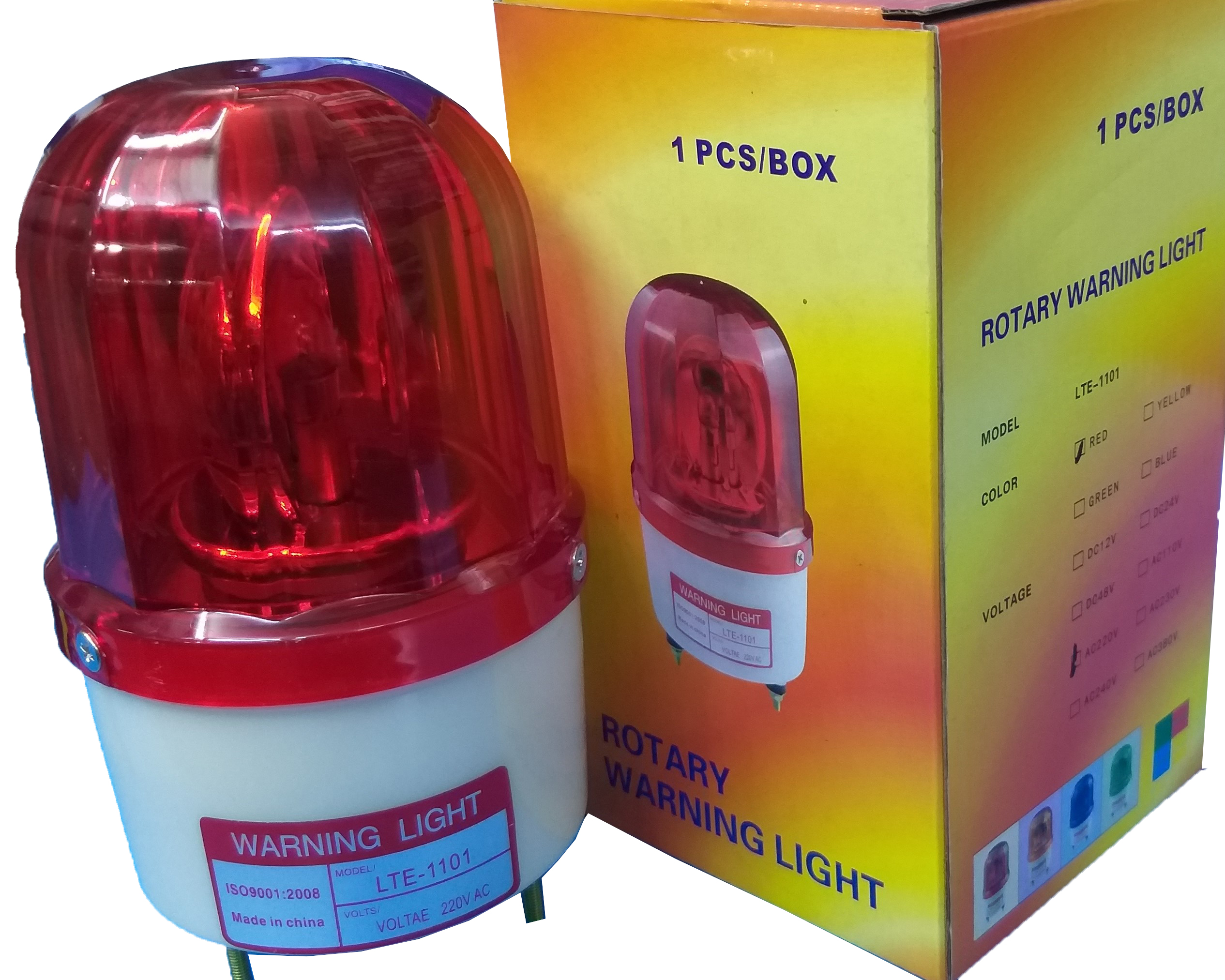 LED Signal Rotary Warning Lamp AC220V Beacon Emergency Lighting | Daraz ...