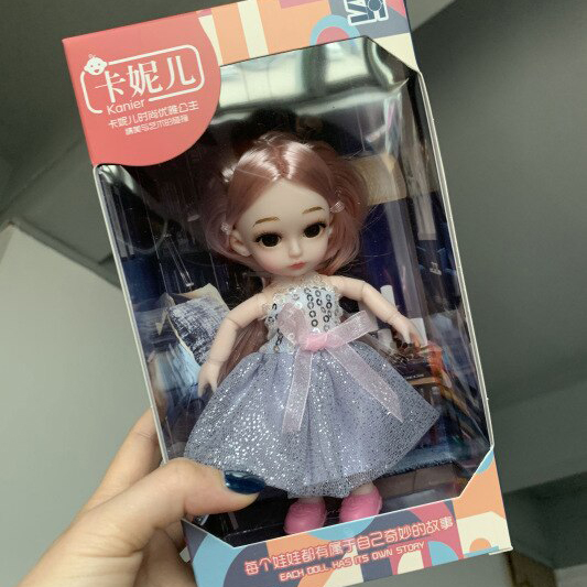 16Cm Mini Jointed Doll Girls Movable Jointed Girl Body Retro Style ...