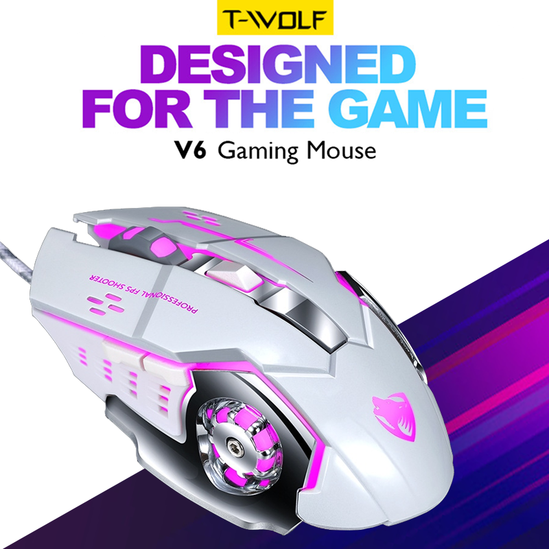Immersive Gaming Experience With Multicolor Lighting Gaming Mouse ...