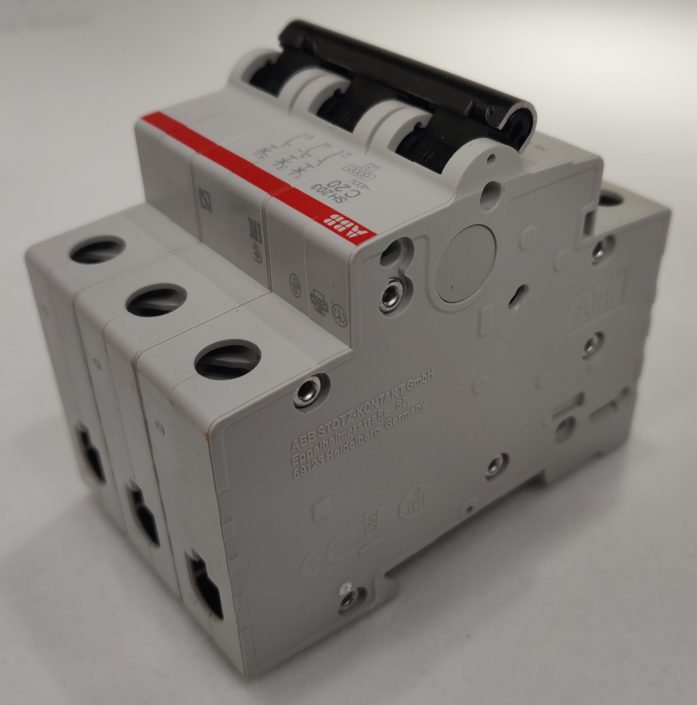 ABB GERMANY 20A 6kA MCB TP 3P Miniature Circuit Breaker Three Pole | Daraz.com.bd