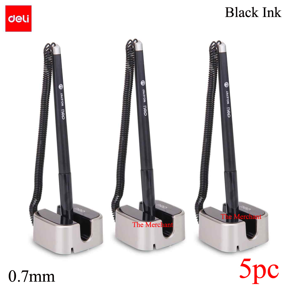 deli E6797 Desk Pen Stand - 0.7mm - Black Ink | Daraz.com.bd