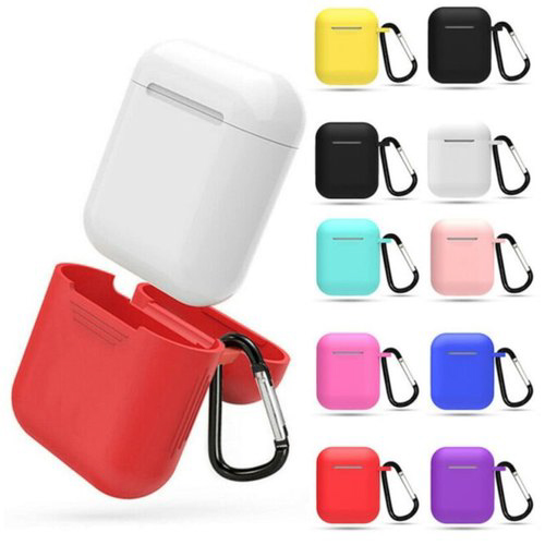 Apple Airpod Silicone Soft Case (Only Case) for airpods 1/2 Carrying ...