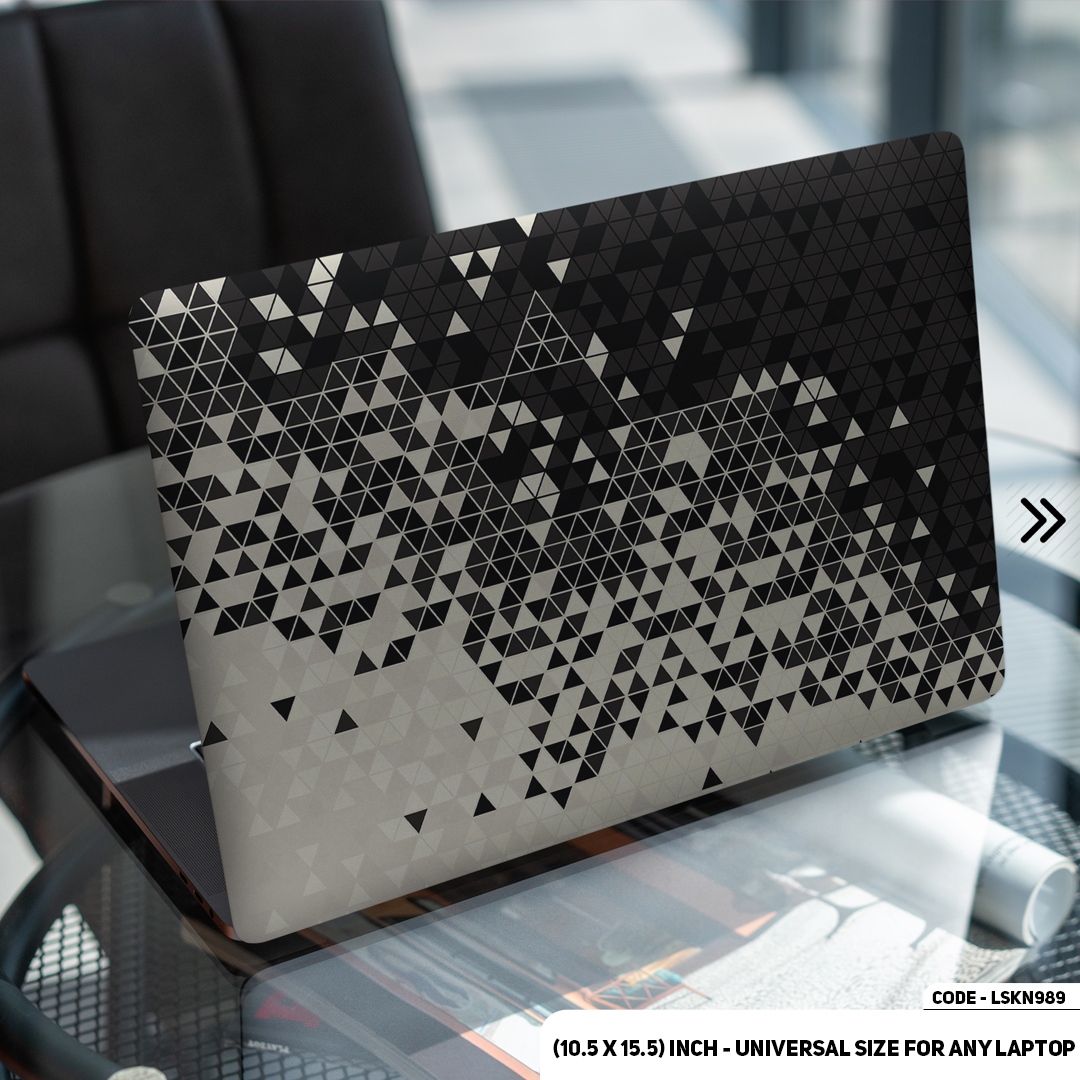 Geometric Shape Seamless Pattern Laptop Skin Stickers Vinyl Waterproof ...
