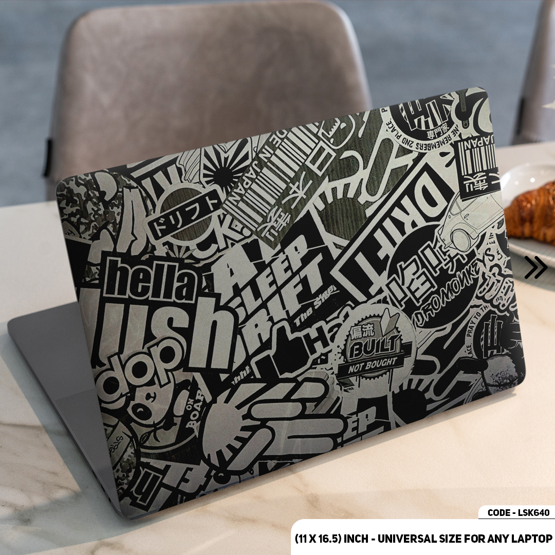Drift & Hella Sticker Bombing Laptop Sticker Waterproof Removable ...
