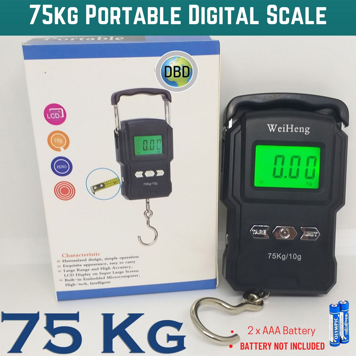 75 Kg Digital Scale (Digital Scale Is Measured Up To 75 Kg) - Weigh ...