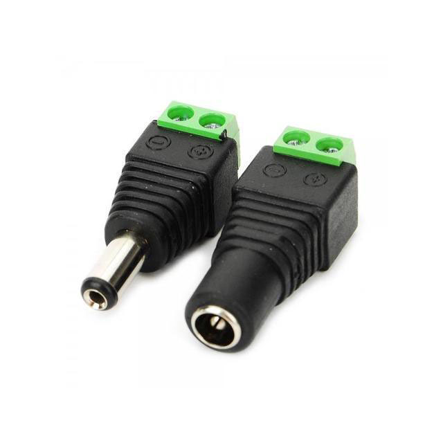 DC Power Balun Connector Adapter Plug Male Female Jack Socket | Daraz ...