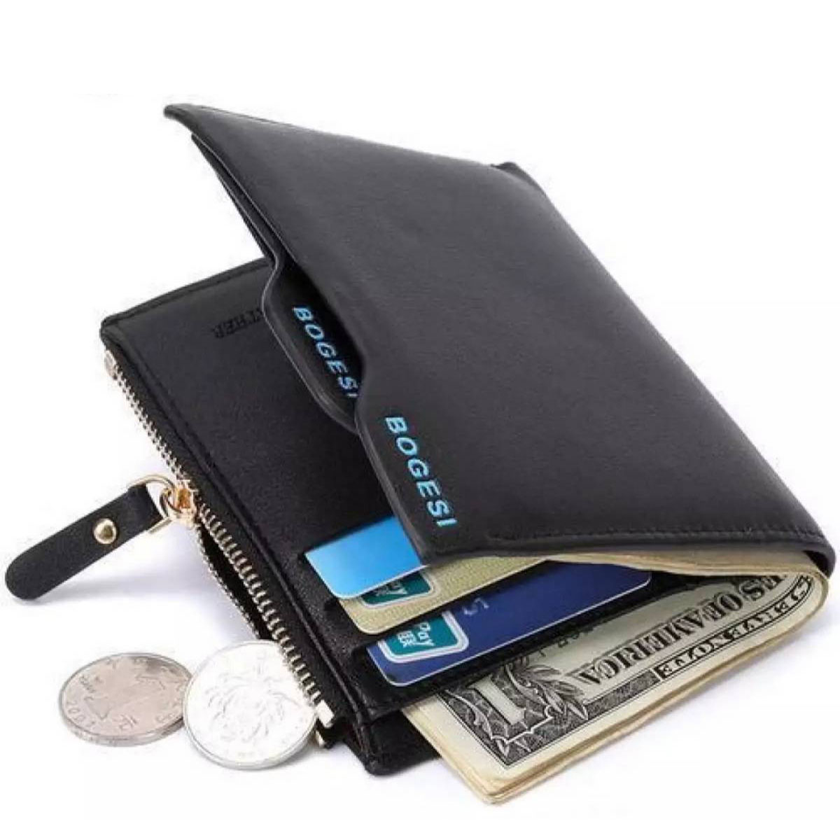 Luxury Portfolio Designer Famous Brand Bogesi Perse Short Men Wallet ...